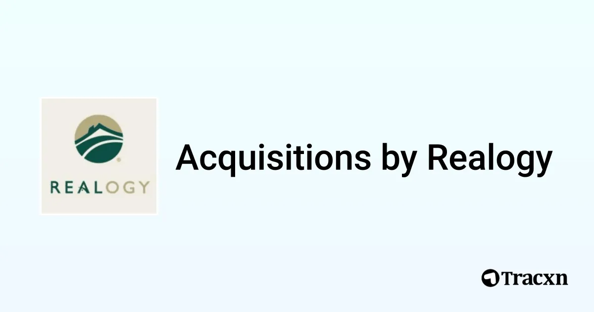 List of 4 Acquisitions by Realogy (Sep 2025) - Tracxn