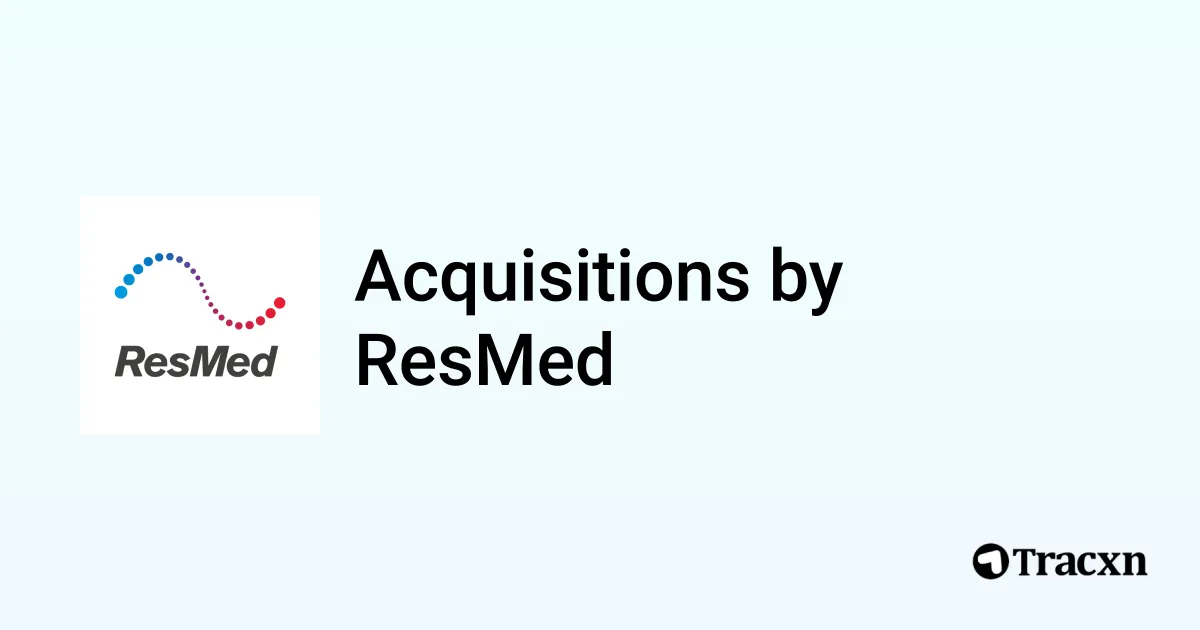 List of 15 Acquisitions by ResMed (Apr 2026) - Tracxn