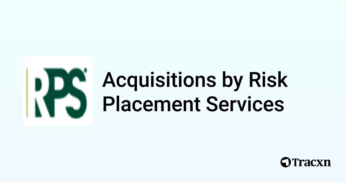 List of 7 Acquisitions by Risk Placement Services (Jan 2026) - Tracxn
