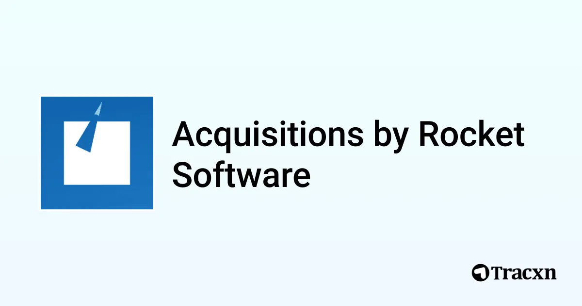 List of 15 Acquisitions by Rocket Software (Sep 2025) - Tracxn