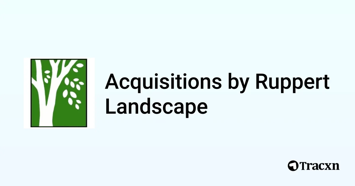 List of 9 Acquisitions by Ruppert Landscape (Jan 2026) - Tracxn