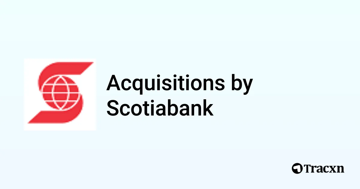 List of 13 Acquisitions by Scotiabank (Jan 2026) - Tracxn