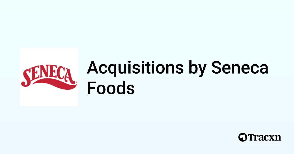 List of 4 Acquisitions by Seneca Foods (Jan 2026) - Tracxn