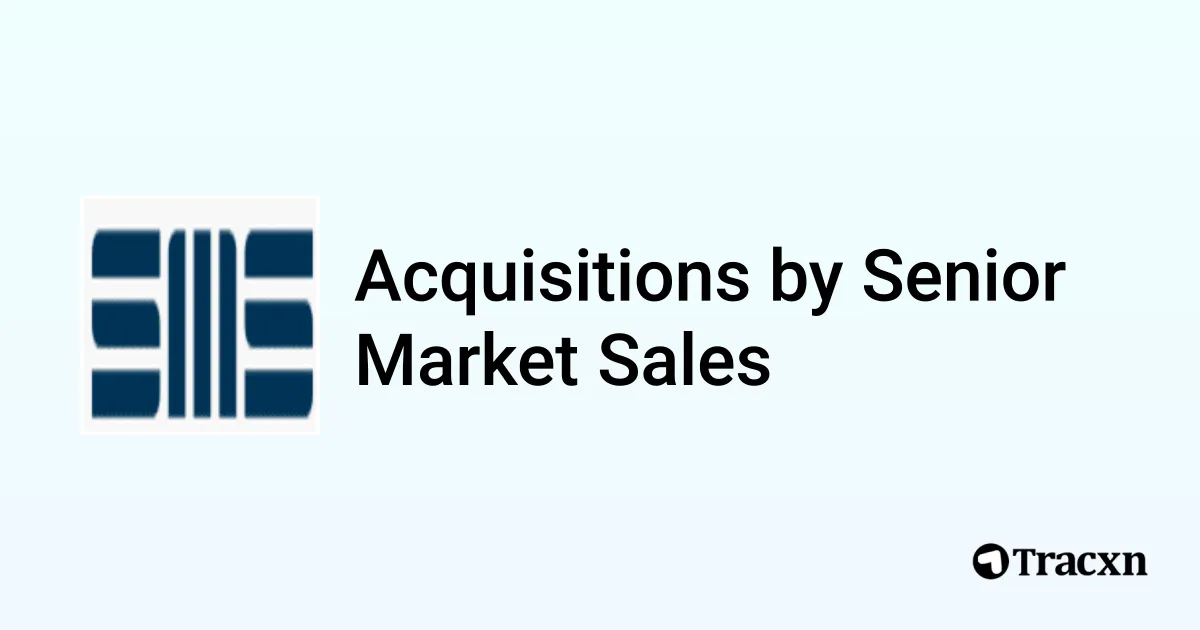 List of 13 Acquisitions by Senior Market Sales (Sep 2025) - Tracxn