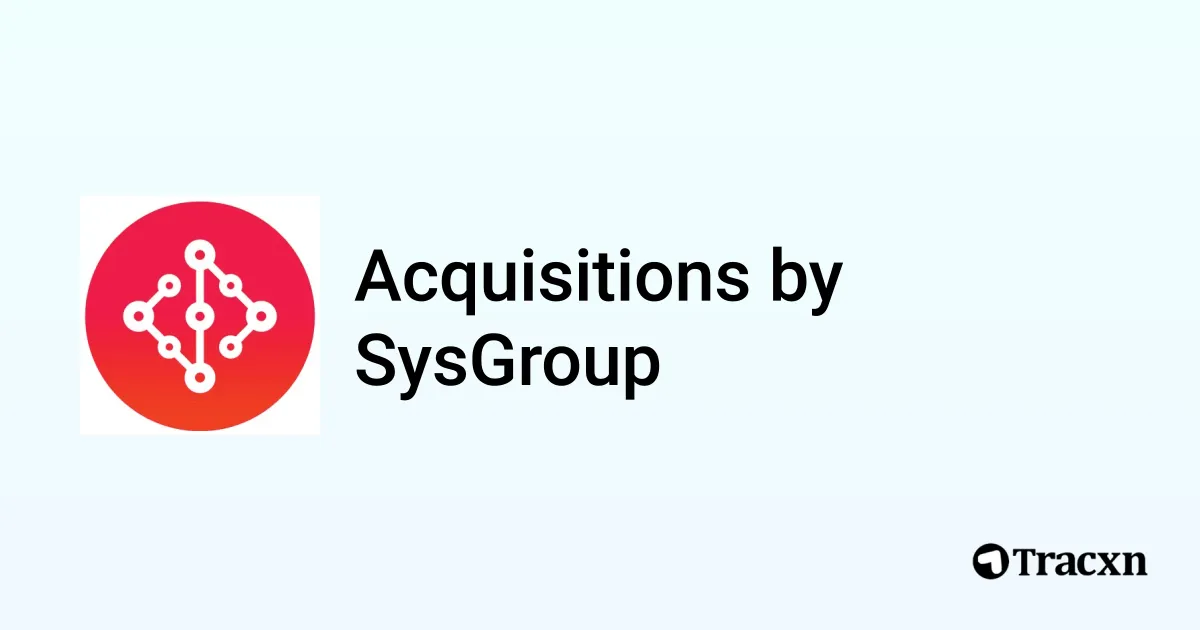 List of 7 Acquisitions by SysGroup (Sep 2025) - Tracxn