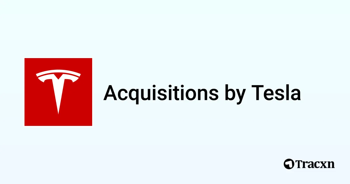 List of 12 Acquisitions by Tesla (Jan 2026) - Tracxn