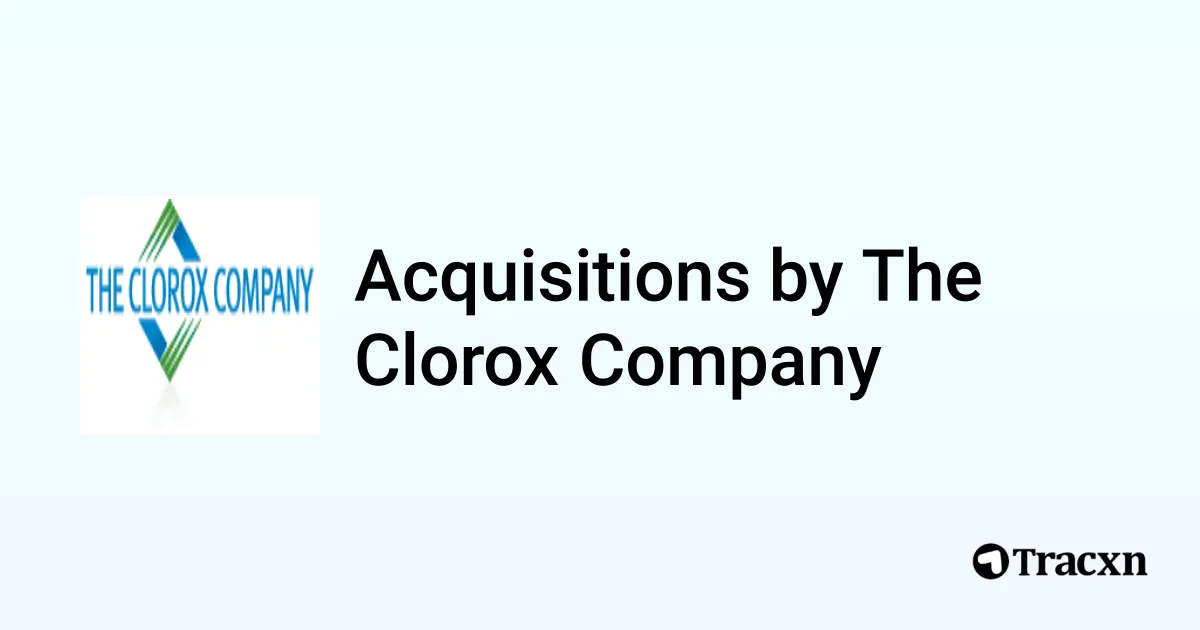List of 7 Acquisitions by The Clorox Company (Feb 2026) - Tracxn