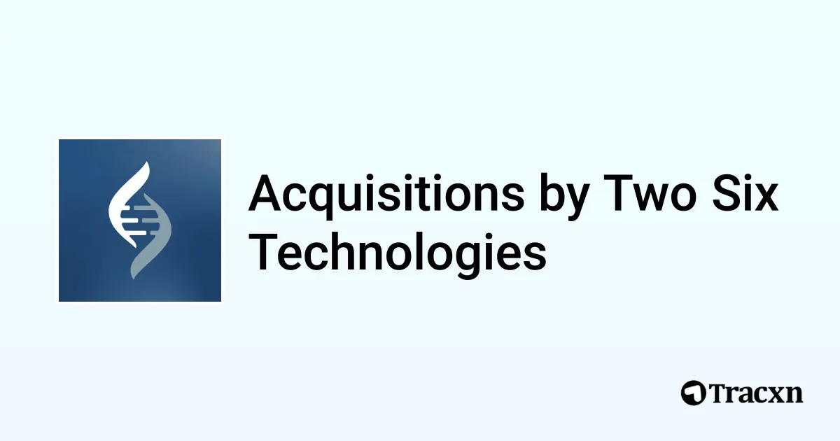 List of 3 Acquisitions by Two Six Technologies (Sep 2025) - Tracxn