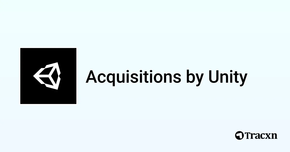 List of 25 Acquisitions by Unity (Sep 2025) - Tracxn