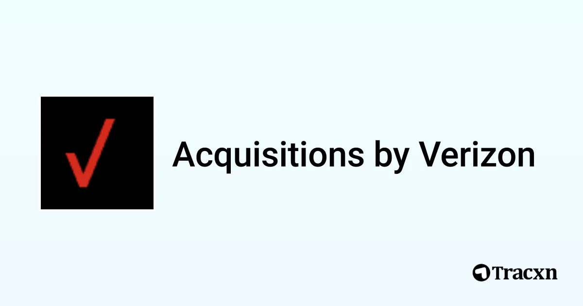 List of 35 Acquisitions by Verizon (Sep 2025) - Tracxn
