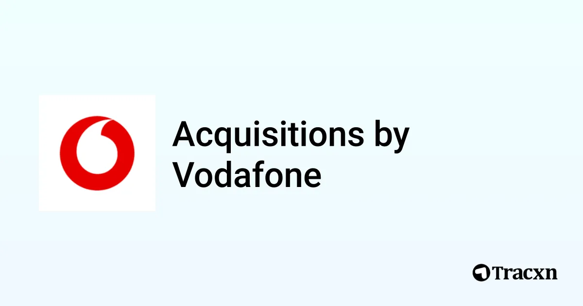 List of 26 Acquisitions by Vodafone (Sep 2025) - Tracxn