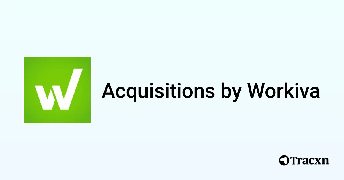 List of 4 Acquisitions by Workiva (Sep 2025) - Tracxn
