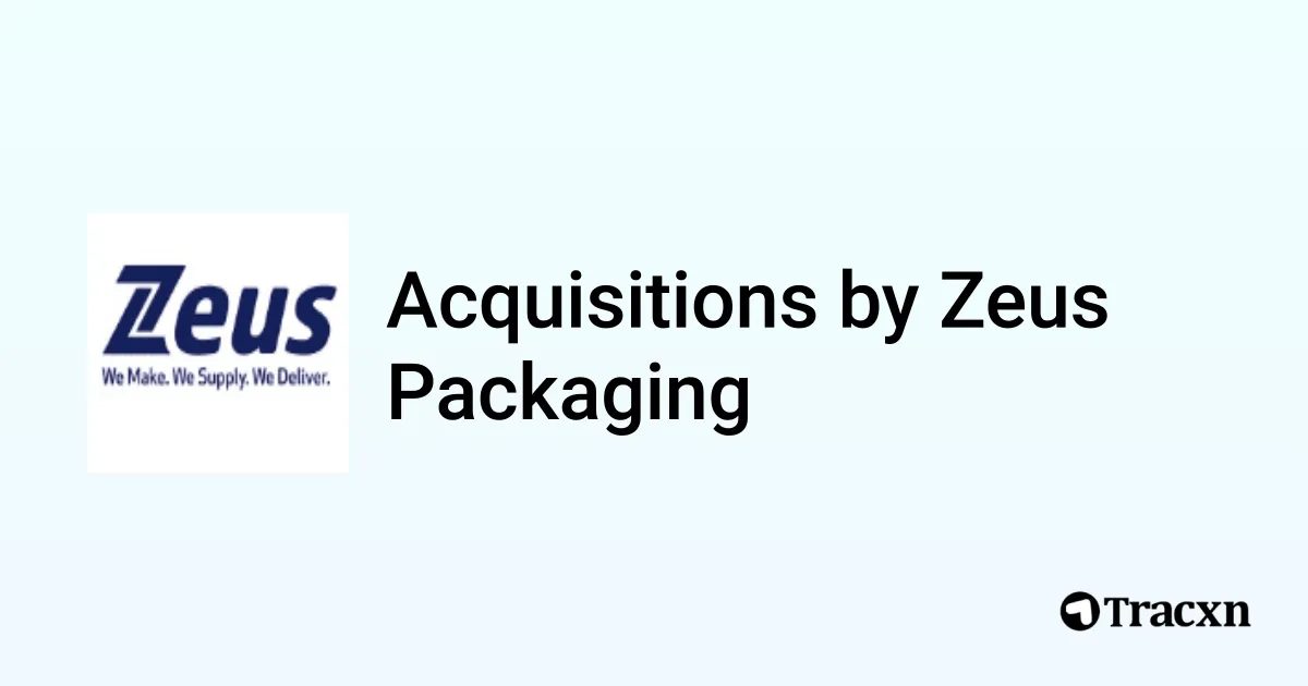 List of 18 Acquisitions by Zeus Packaging (Sep 2025) - Tracxn