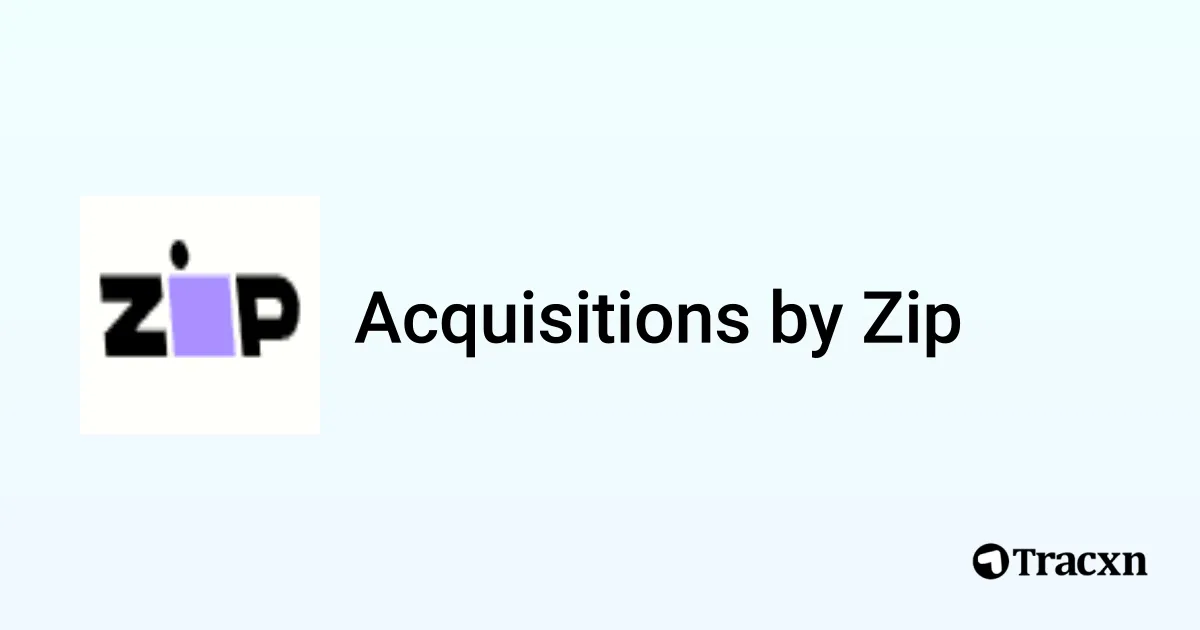 List of 9 Acquisitions by Zip (Sep 2025) - Tracxn