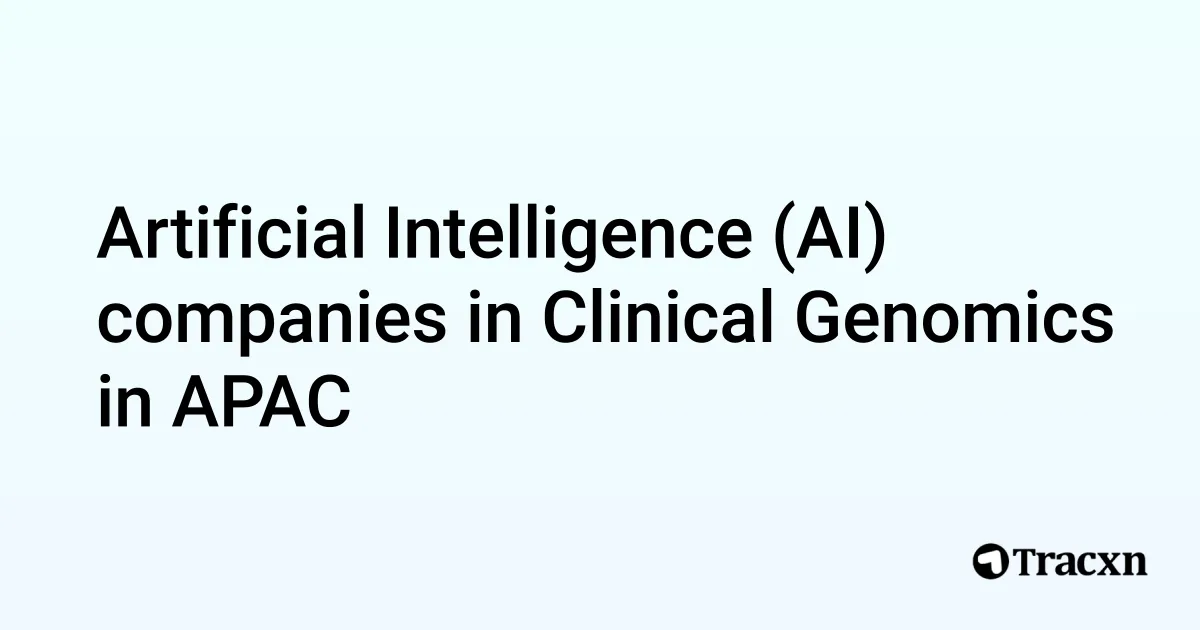 Top 5 Artificial Intelligence companies and startups in Clinical ...