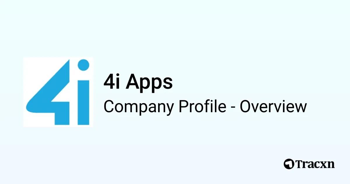 4i Apps - 2025 Company Profile, Team, Competitors & Financials - Tracxn