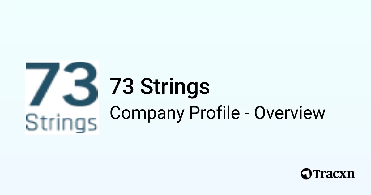 73 Strings - 2025 Company Profile, Team, Funding & Competitors - Tracxn