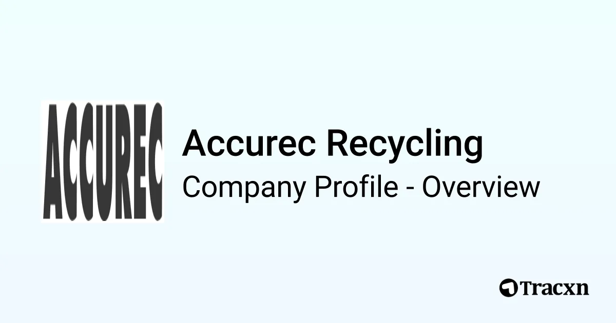 Accurec Recycling - 2025 Company Profile, Team, Funding, Competitors ...