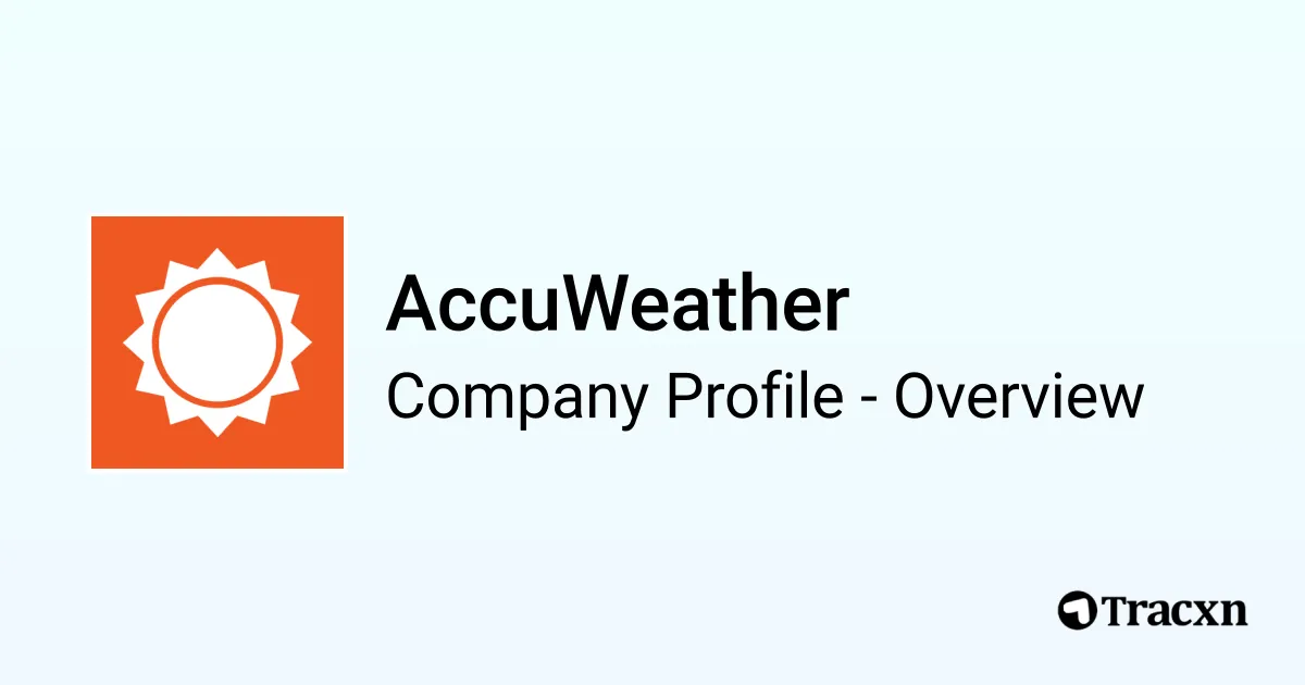 AccuWeather - 2026 Company Profile & Competitors - Tracxn