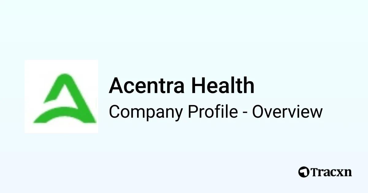 Acentra Health - 2026 Company Profile, Team, Funding & Competitors - Tracxn