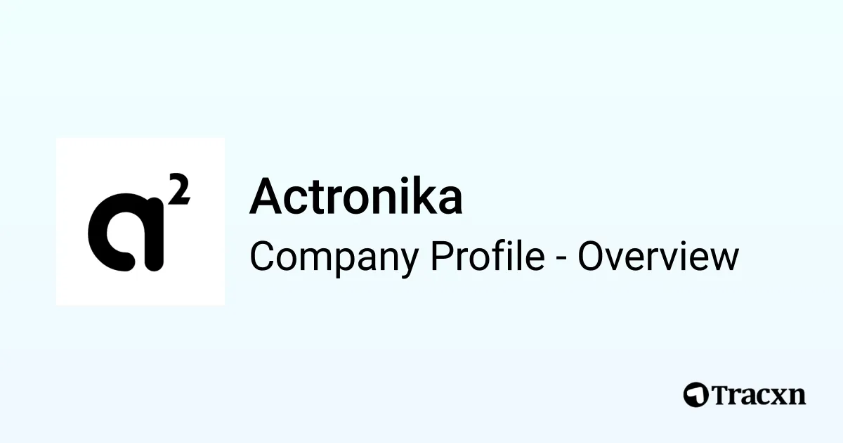 Actronika - 2025 Company Profile, Team, Funding & Competitors - Tracxn