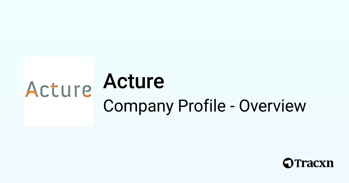 Acture - 2026 Company Profile & Competitors - Tracxn