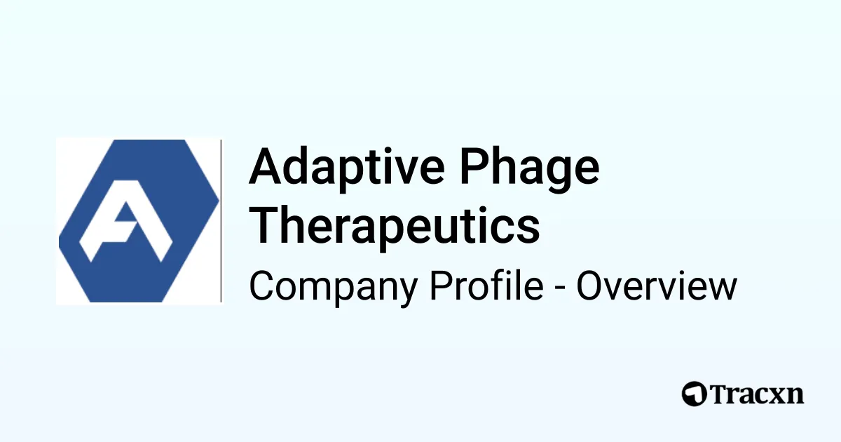 Adaptive Phage Therapeutics - 2026 Company Profile, Funding ...