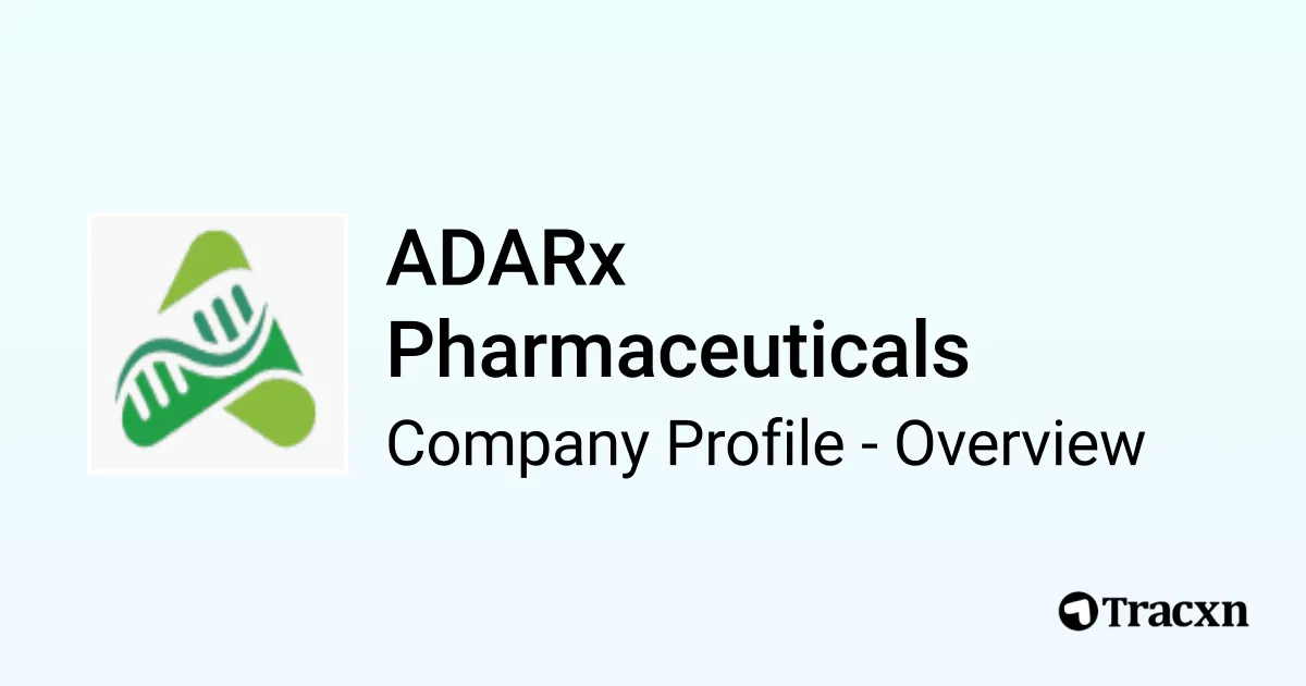 ADARx Pharmaceuticals - 2025 Company Profile, Team, Funding ...