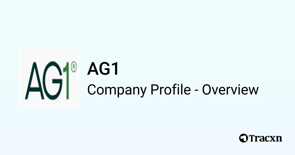 AG1 - 2026 Company Profile, Team, Funding & Competitors - Tracxn