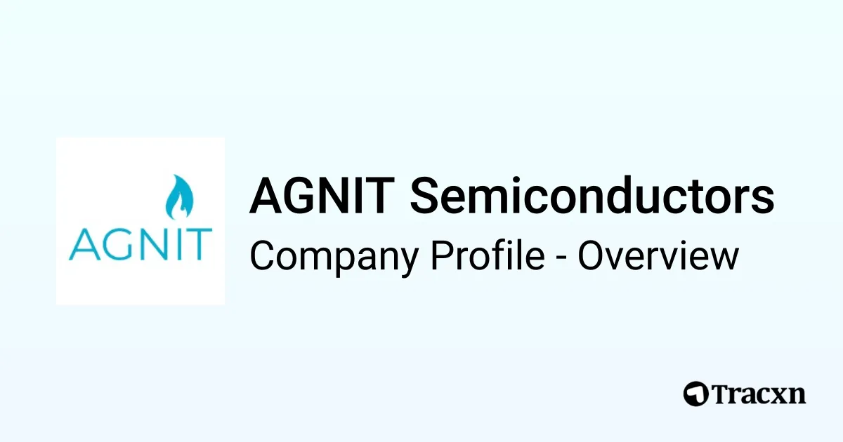 AGNIT Semiconductors - 2025 Company Profile, Team, Funding, Competitors ...