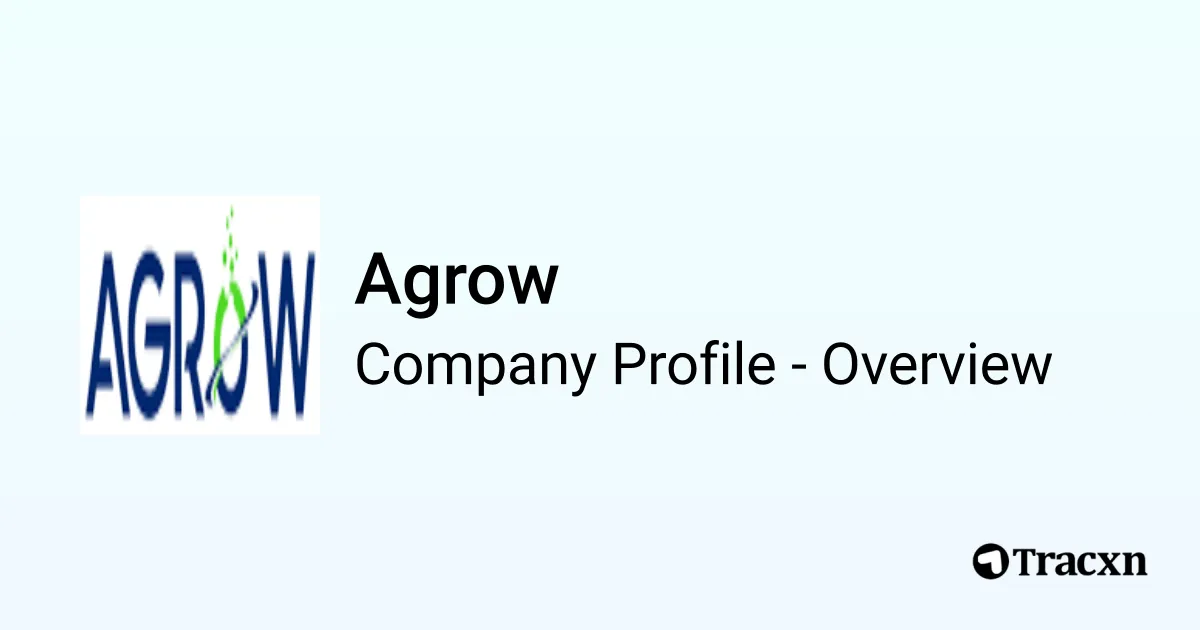 Agrow - 2026 Company Profile, Team & Competitors - Tracxn