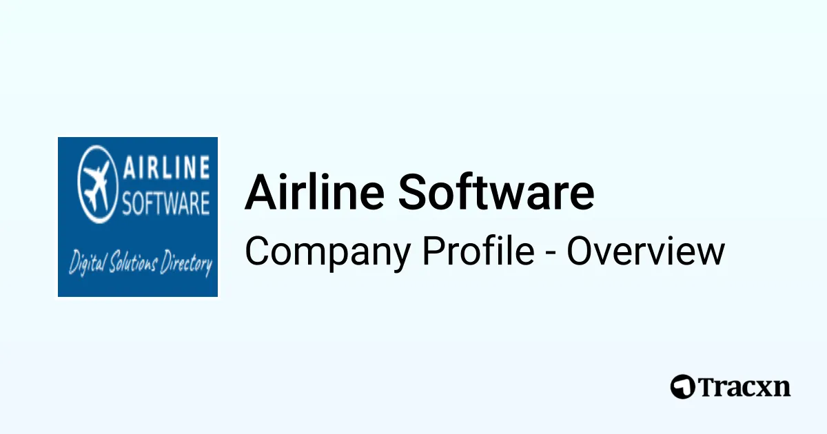 Airline Software - 2025 Company Profile & Competitors - Tracxn