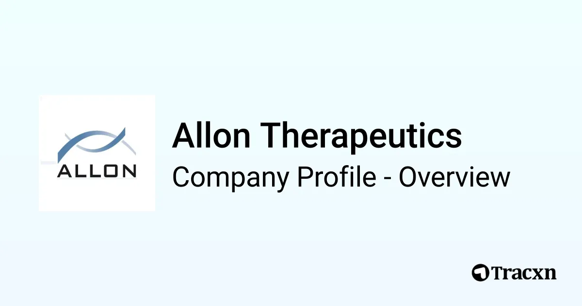 Allon Therapeutics - 2025 Company Profile, Funding & Competitors - Tracxn