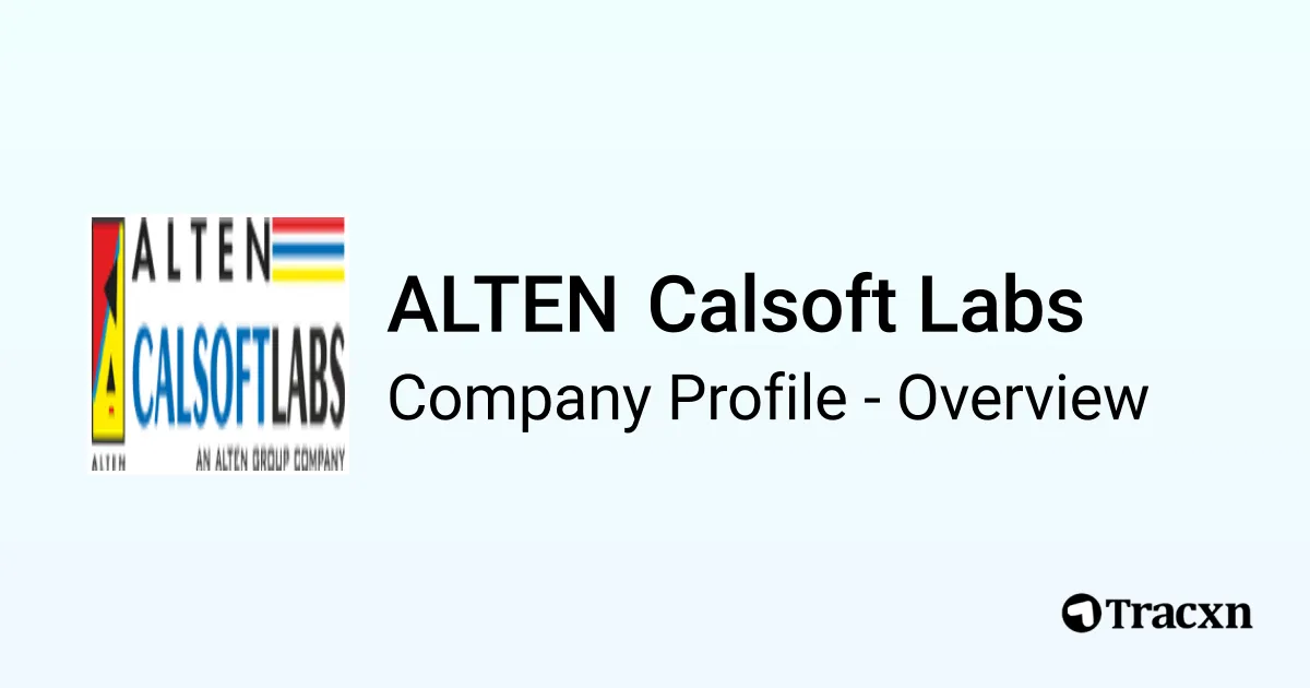 ALTEN Calsoft Labs - 2025 Company Profile, Team, Competitors ...
