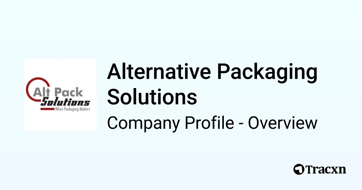 Alternative Packaging Solutions - Company Profile - Tracxn