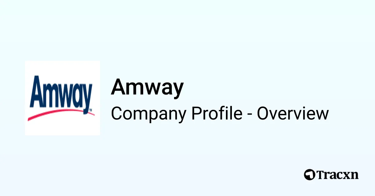 Amway - 2025 Company Profile, Team, Competitors & Financials - Tracxn