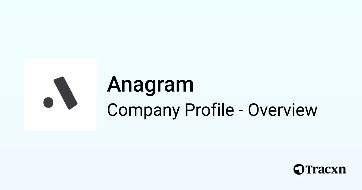 Anagram - 2026 Company Profile, Team, Funding & Competitors - Tracxn