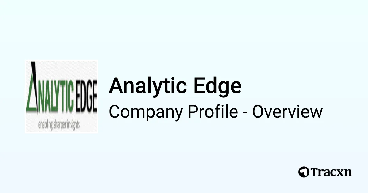 Analytic Edge - 2026 Company Profile, Team, Competitors & Financials ...