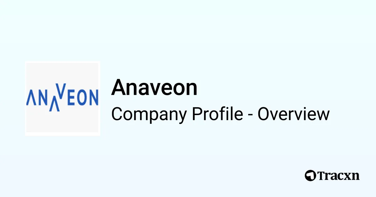 Anaveon - 2026 Company Profile, Team, Funding & Competitors - Tracxn