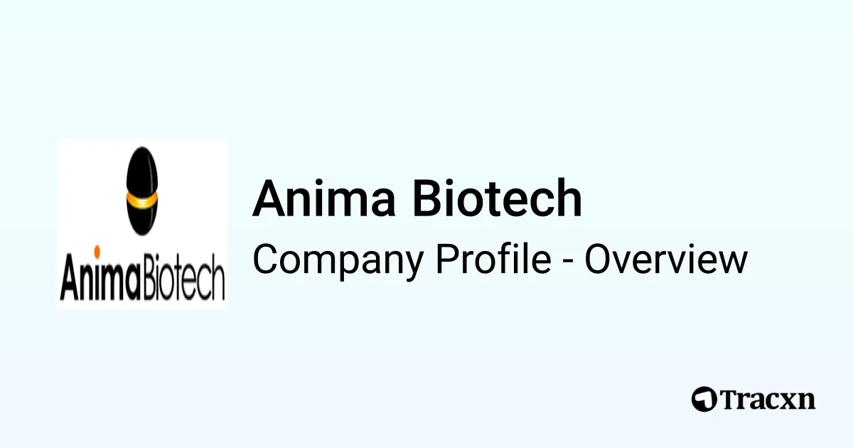 Anima Biotech - 2025 Company Profile, Team & Funding - Tracxn