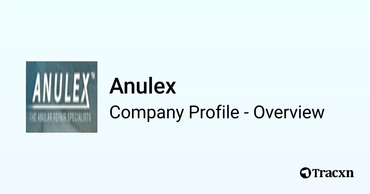 Anulex - 2025 Company Profile, Team, Funding & Competitors - Tracxn