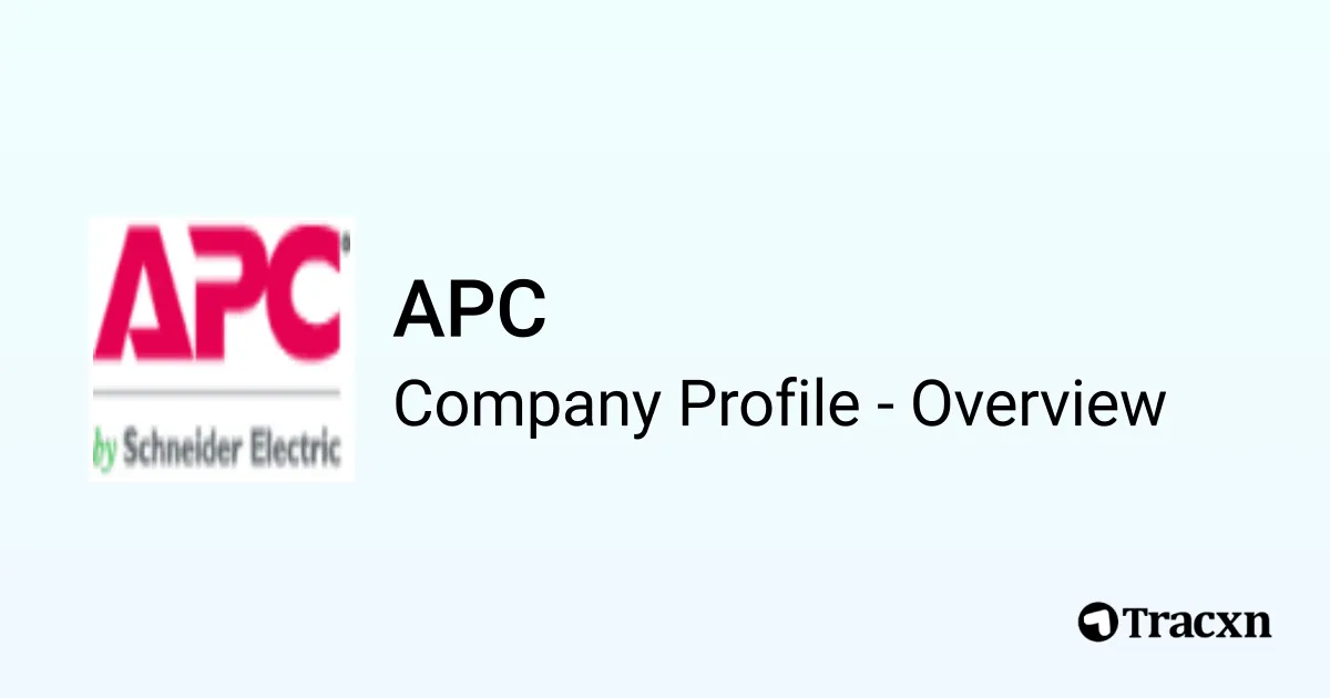 APC - 2026 Company Profile, Team, Funding & Competitors - Tracxn