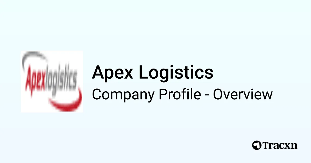 Apex Logistics - 2026 Company Profile, Funding, Competitors ...