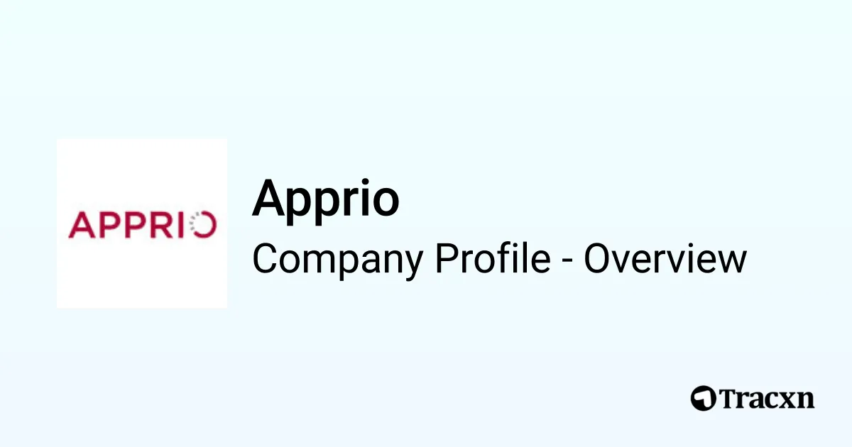 Apprio - 2026 Company Profile, Funding & Competitors - Tracxn