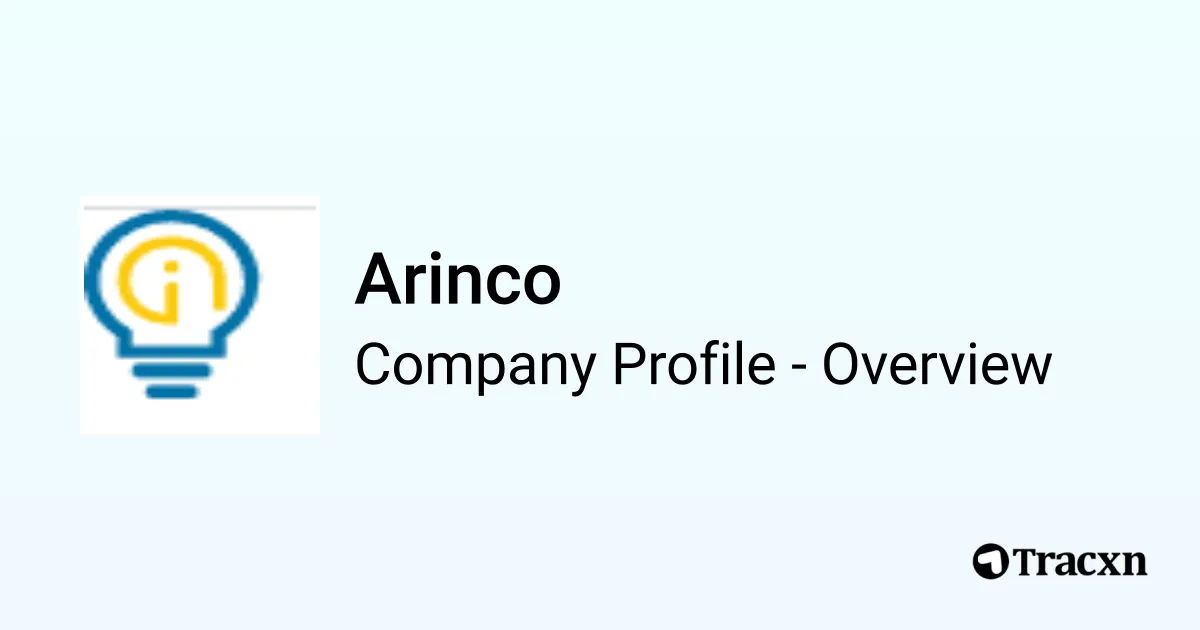 Arinco - 2026 Company Profile, Team & Competitors - Tracxn
