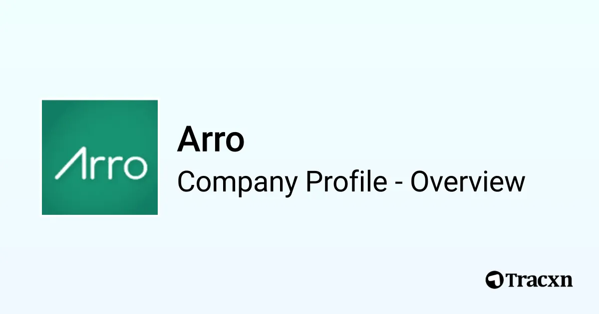 Arro - 2026 Company Profile, Funding & Competitors - Tracxn