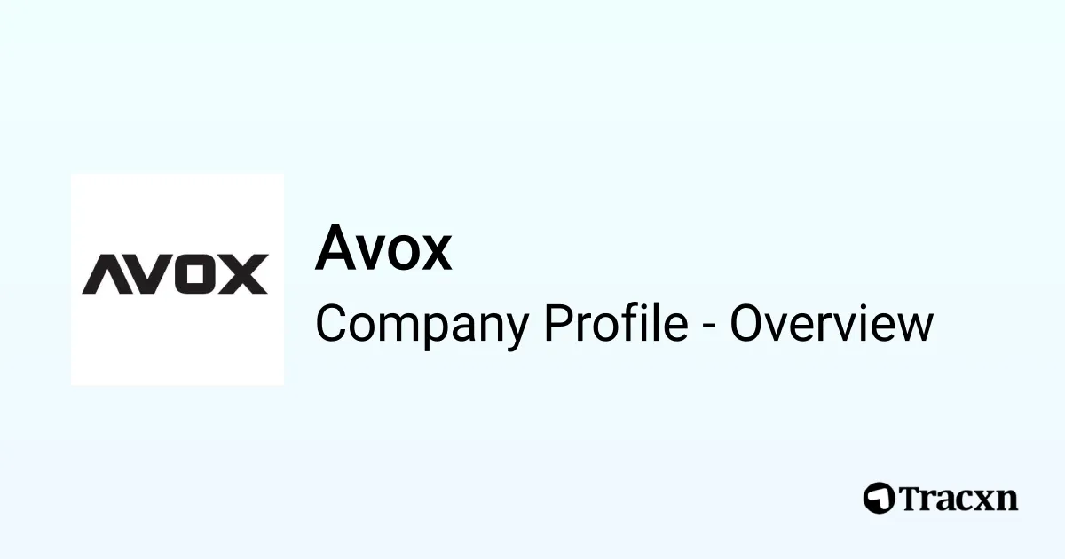 Avox - 2026 Company Profile, Team & Competitors - Tracxn
