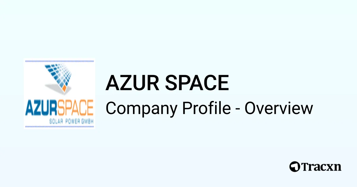 AZUR SPACE - 2025 Company Profile, Funding & Competitors - Tracxn