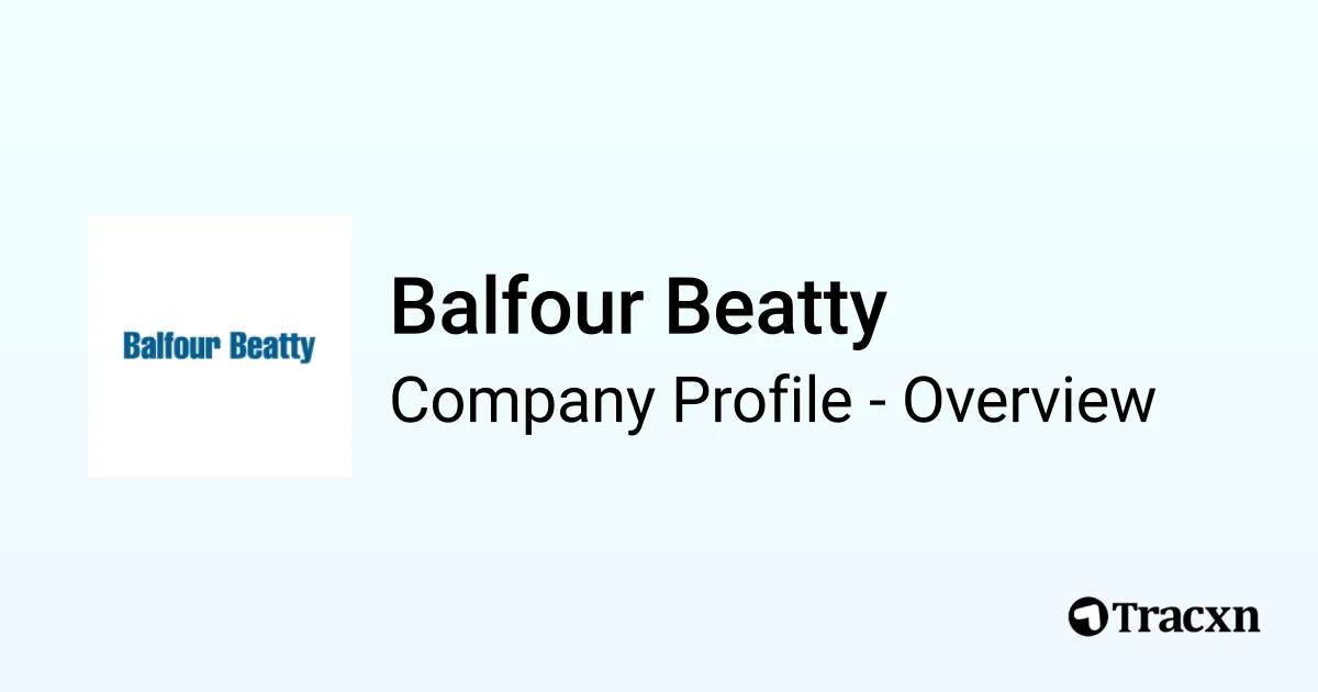 Balfour Beatty - 2025 Company Profile, Team, Funding, Competitors & Financials - Tracxn