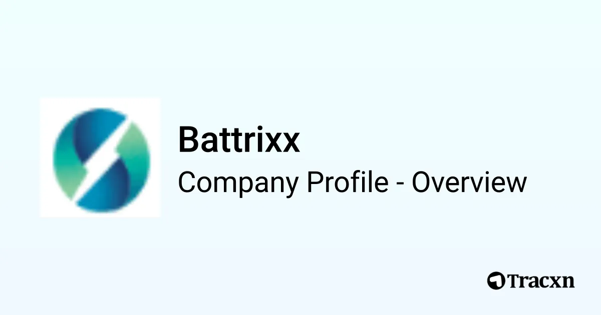 Battrixx - 2026 Company Profile, Team, Competitors & Financials - Tracxn